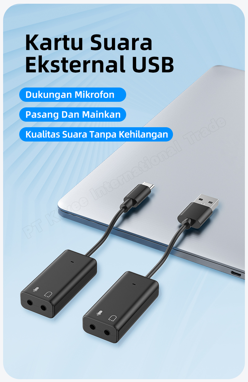Jual KIVEE Converter microphone Audio Kabel splitter Type C & USB to 3 ...