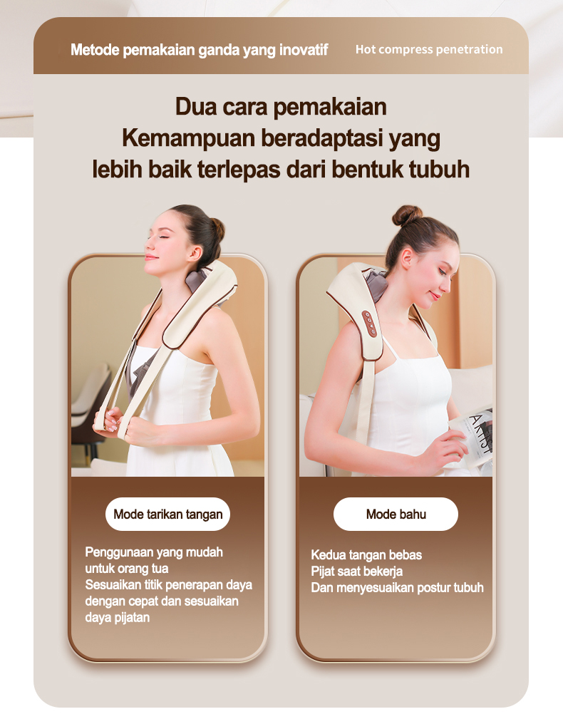 Jual Alat Pijat Pundak - Alat Pijat Pinggang Pegal - Kompres Hangat | Shopee Indonesia