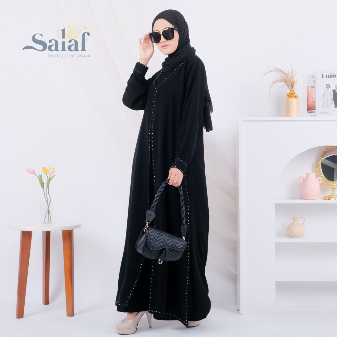 Jual Gamis Hitam Turki | Maxi Dress Muslimah Terbaru | Abaya Turkey ...