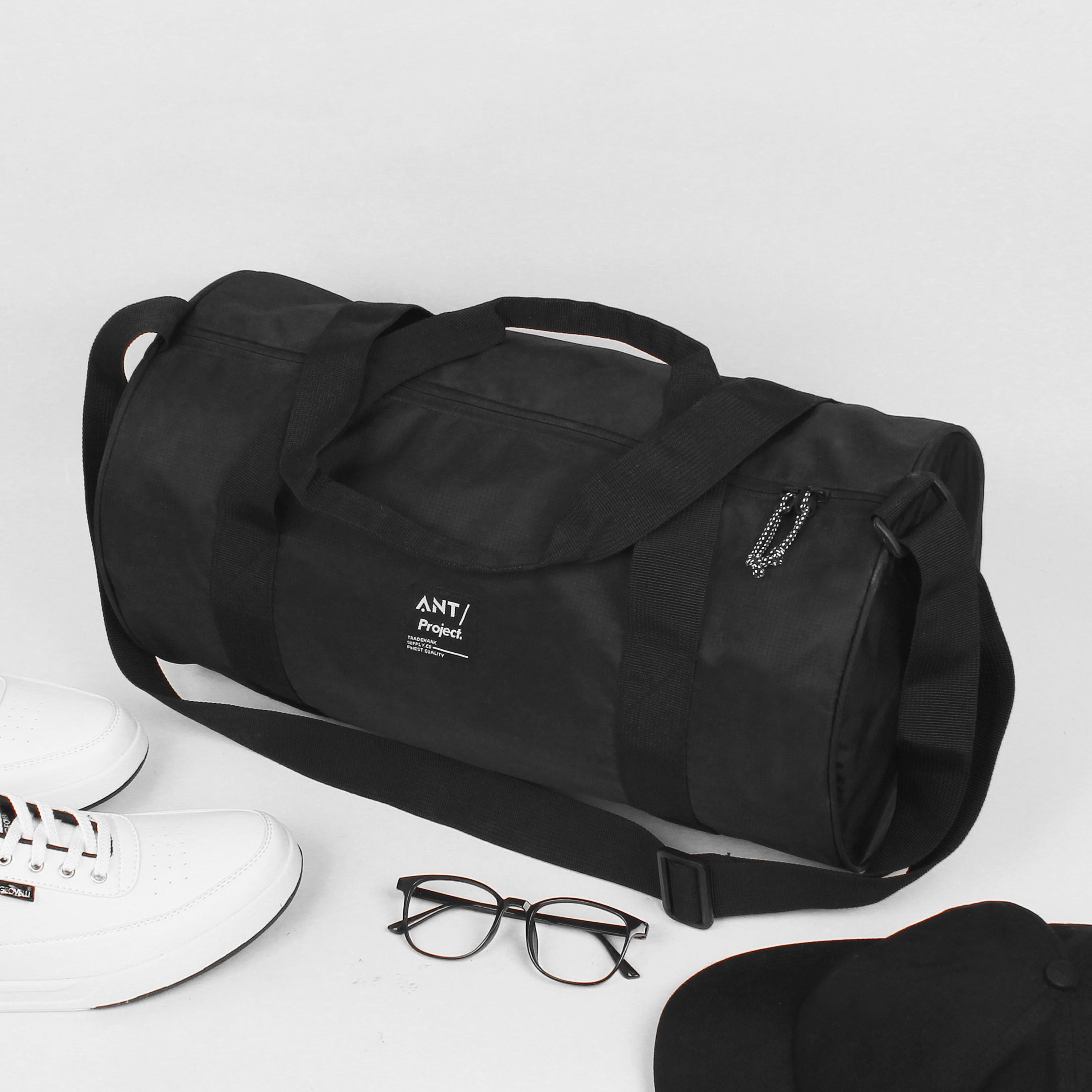 Jual ANT Project - Tas Gym EQUAL Hitam - Tas Travel - Tas Duffel ...