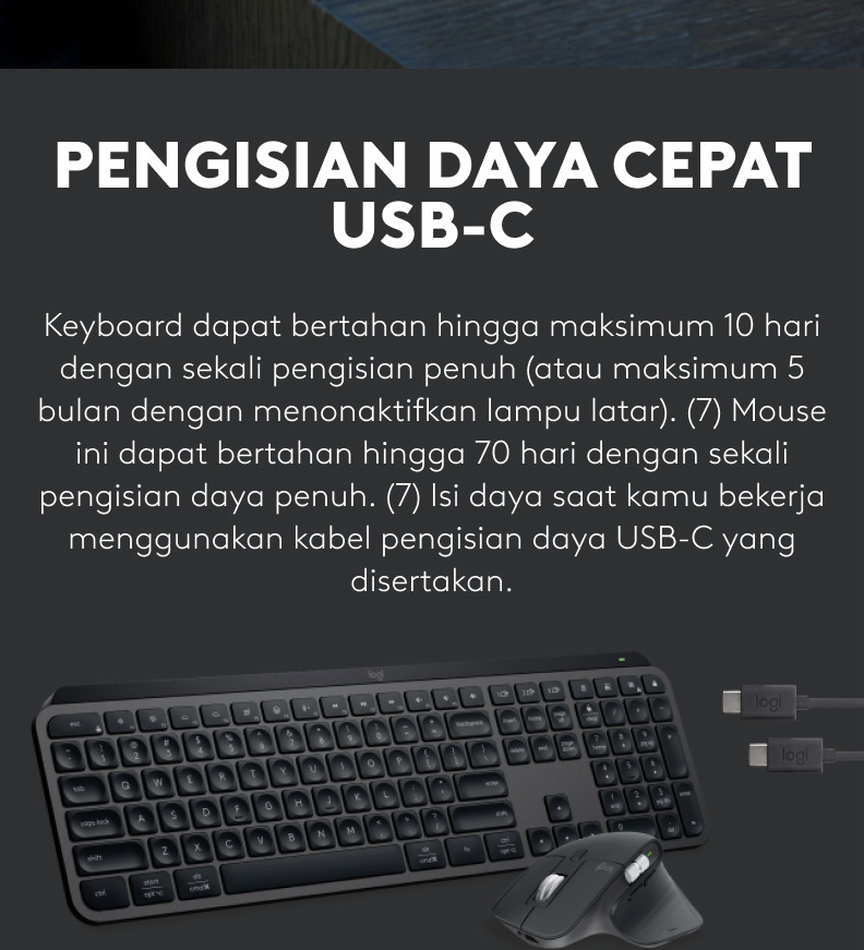 Jual Logitech MX Keys S Combo - MX Keys S + MX Master 3S, Keyboard dan ...