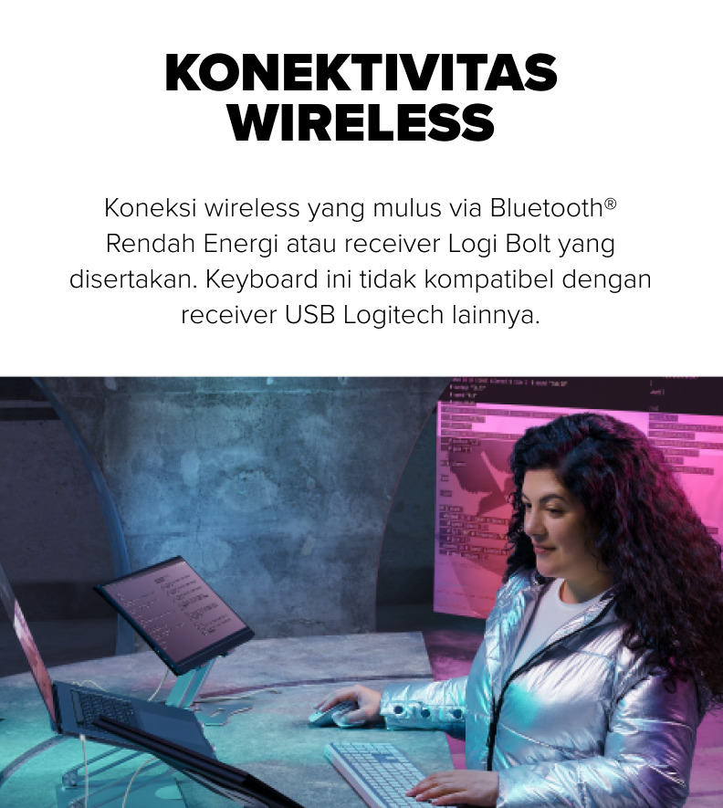 Jual Logitech MX Keys S Keyboard Wireless Bluetooth, Pengetikan Hening ...
