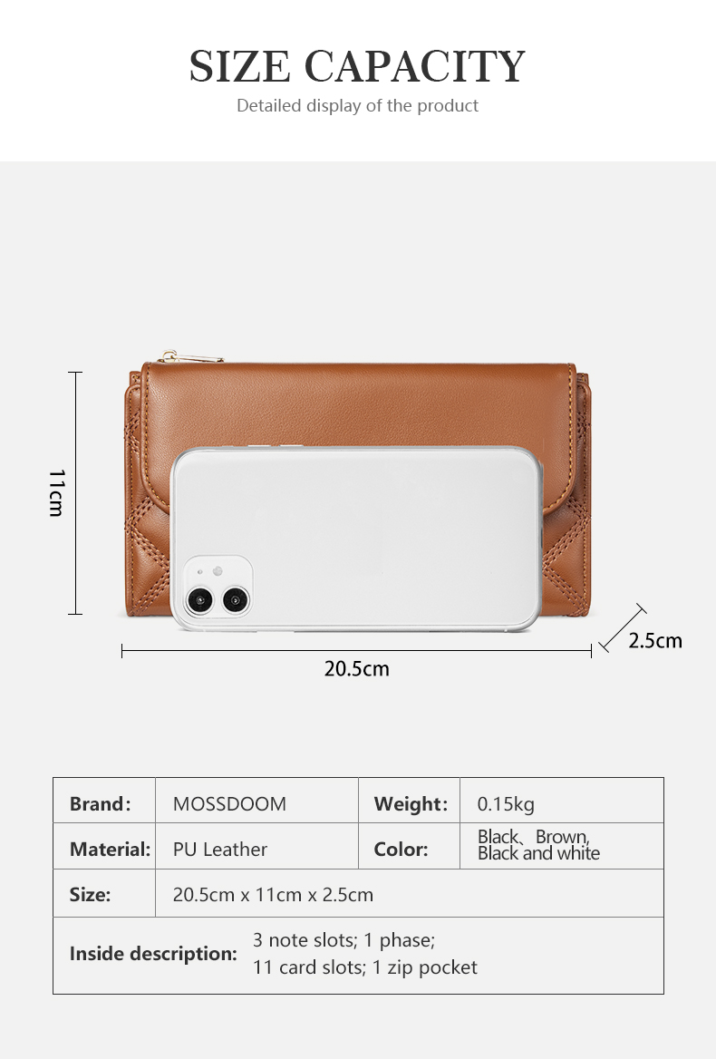 Jual MOSSDOOM Dompet Wanita Simpel Panjang | Shopee Indonesia