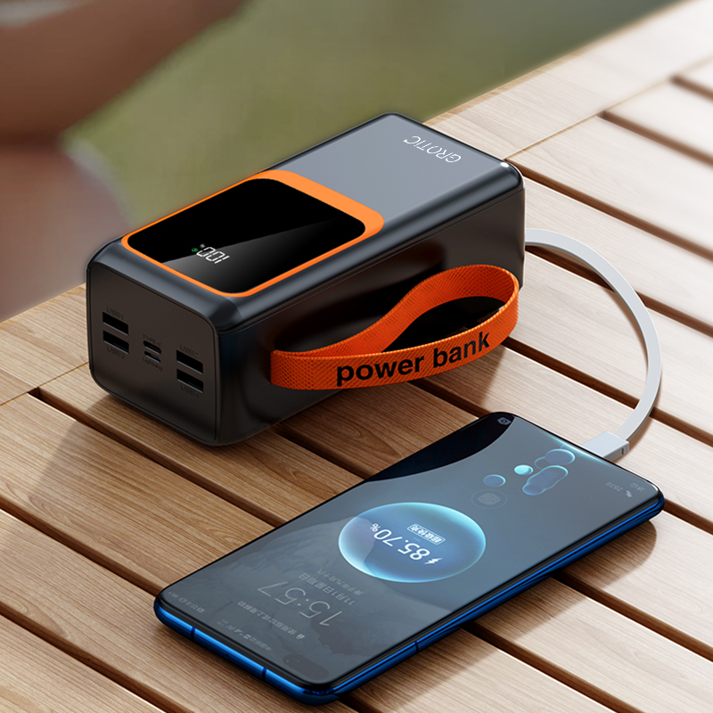 Jual GROTIC Powerbank Fast Charging 22.5W Seven Output Dual Input ...