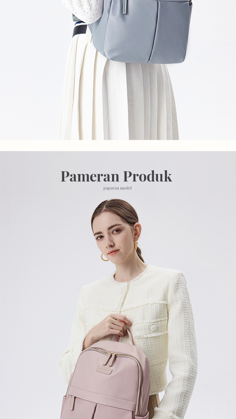 Jual MOSSDOOM Tas Ransel Wanita Breton Backpack Tahan Air Wanita Tas ...