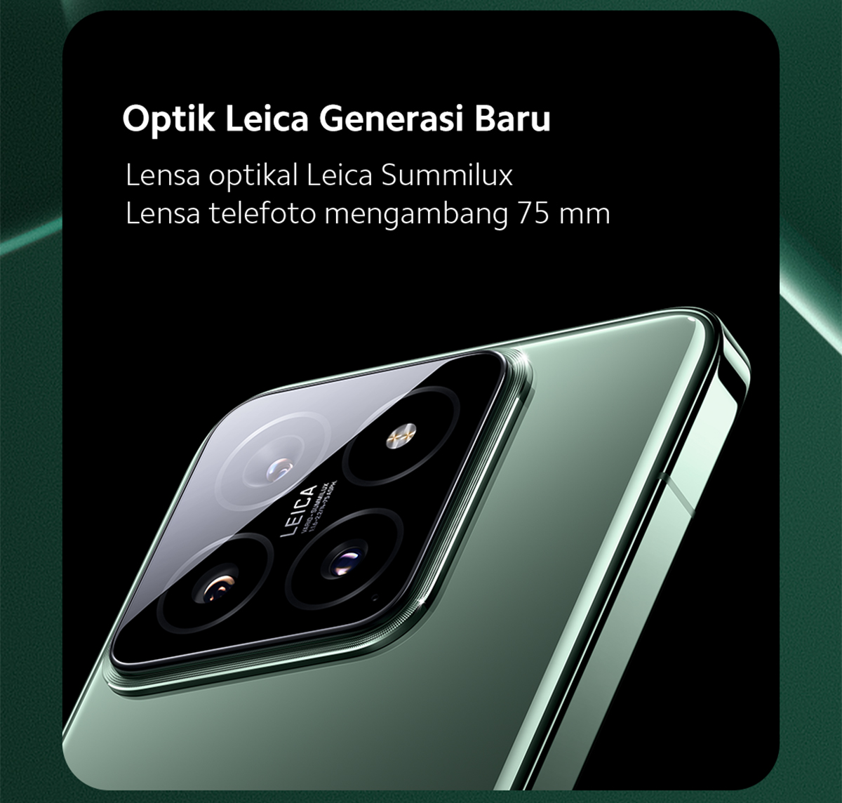 Jual Xiaomi 14 (12/256GB) | Snapdragon® 8 Gen 3 | Leica 75mm | Light ...