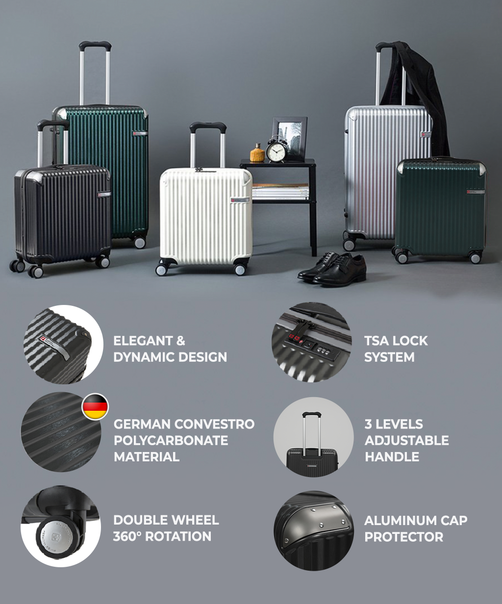 Jual Swiss Military Koper Solio Dark Gray - Koper Bagasi 26 inch ...