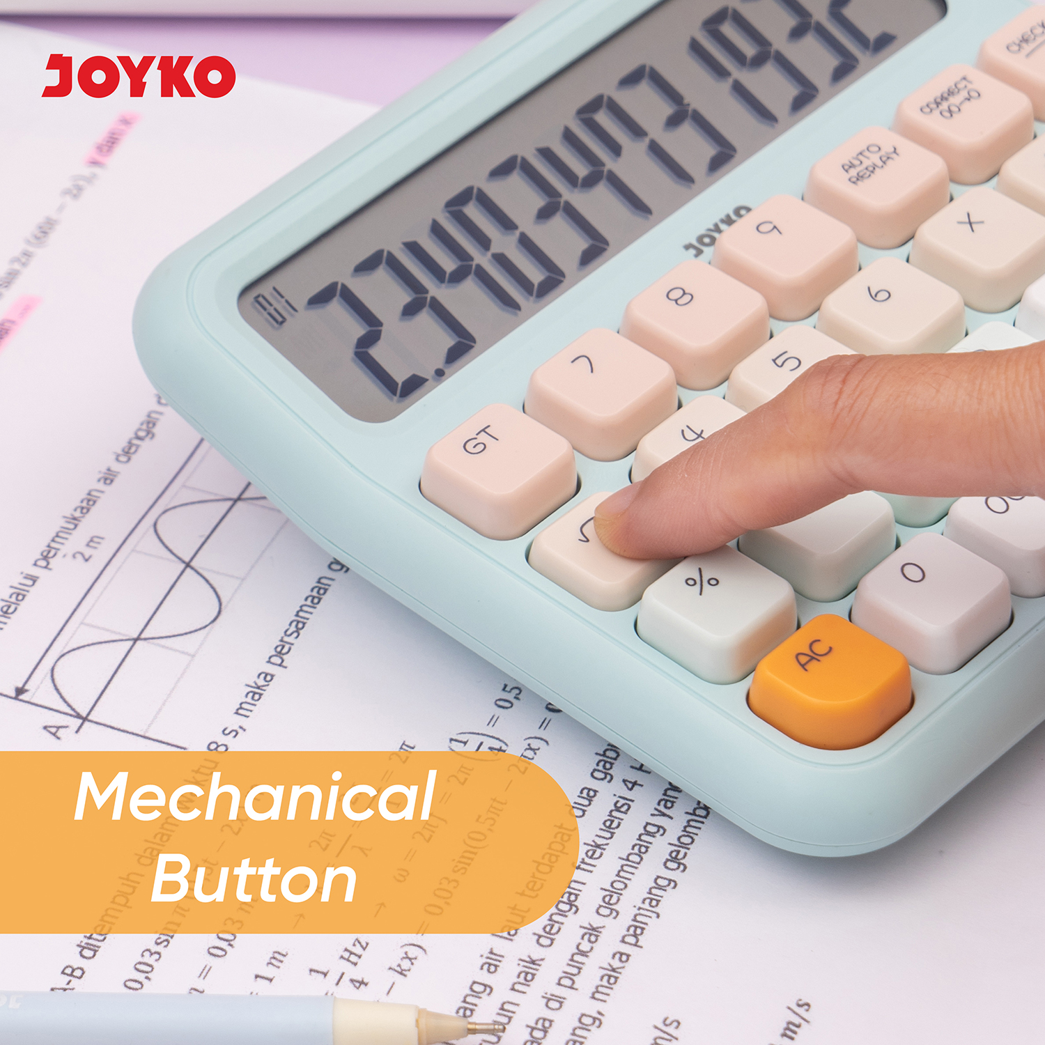 Jual Calculator Kalkulator Joyko CC-63ACO 12 Digits Check & Correct ...