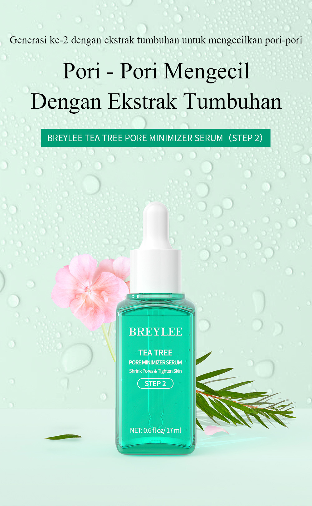 Jual BREYLEE Pore Minimizer Serum Step 2 - Mengencangkan , Mengecilkan ...