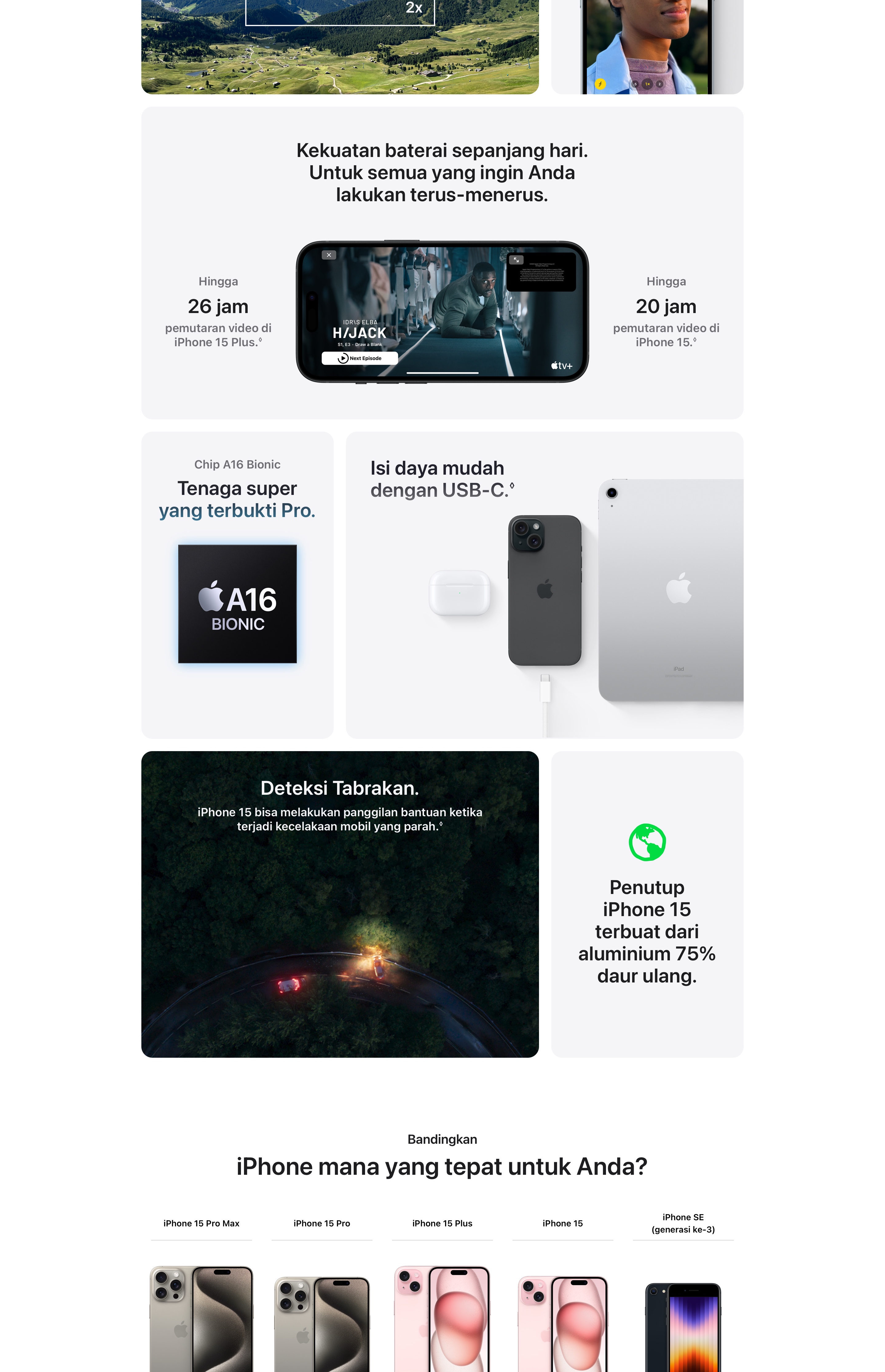 Jual Apple iPhone 15 Plus | Shopee Indonesia