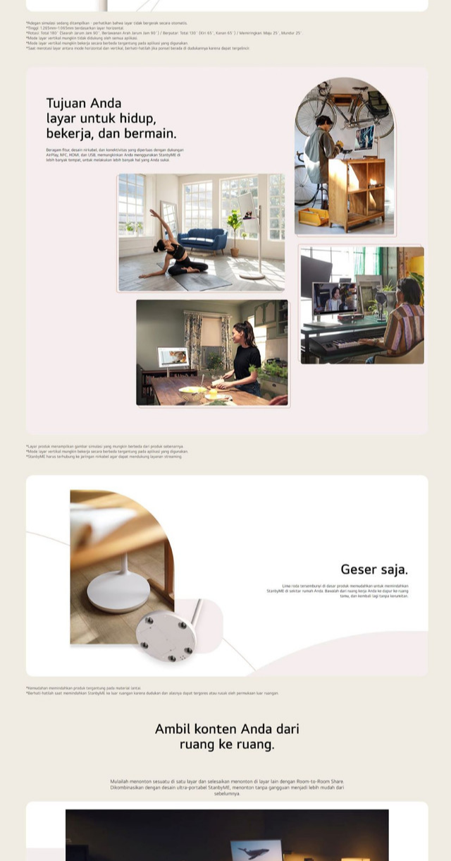 Jual LG Moveable TV 27 Inch StanbyME Portable Touch Screen - 3 Hours ...