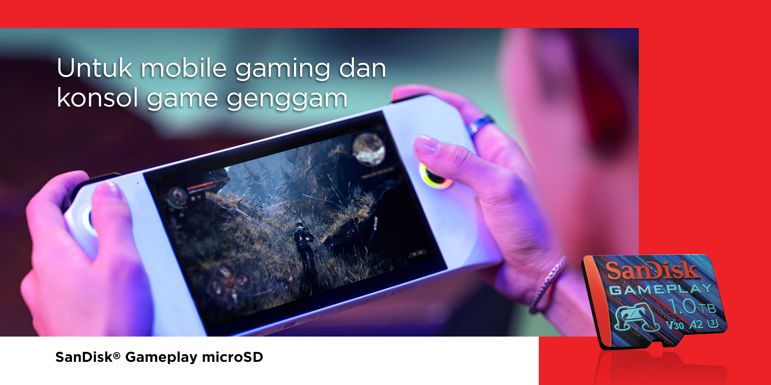 Jual SanDisk microSDXC Card GamePlay 128GB / 256GB / 512GB A2 U3 For Mobile Gaming 4K (Up to ...