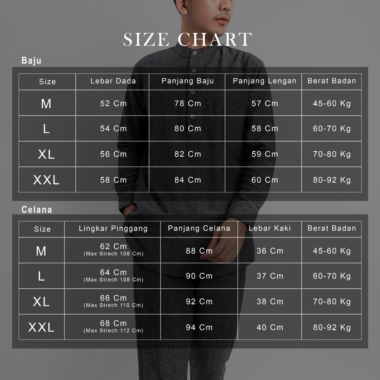 Jual KATSAE - HAZMY Baju Koko Pria Dewasa Kemeja Koko Pria One SET ...