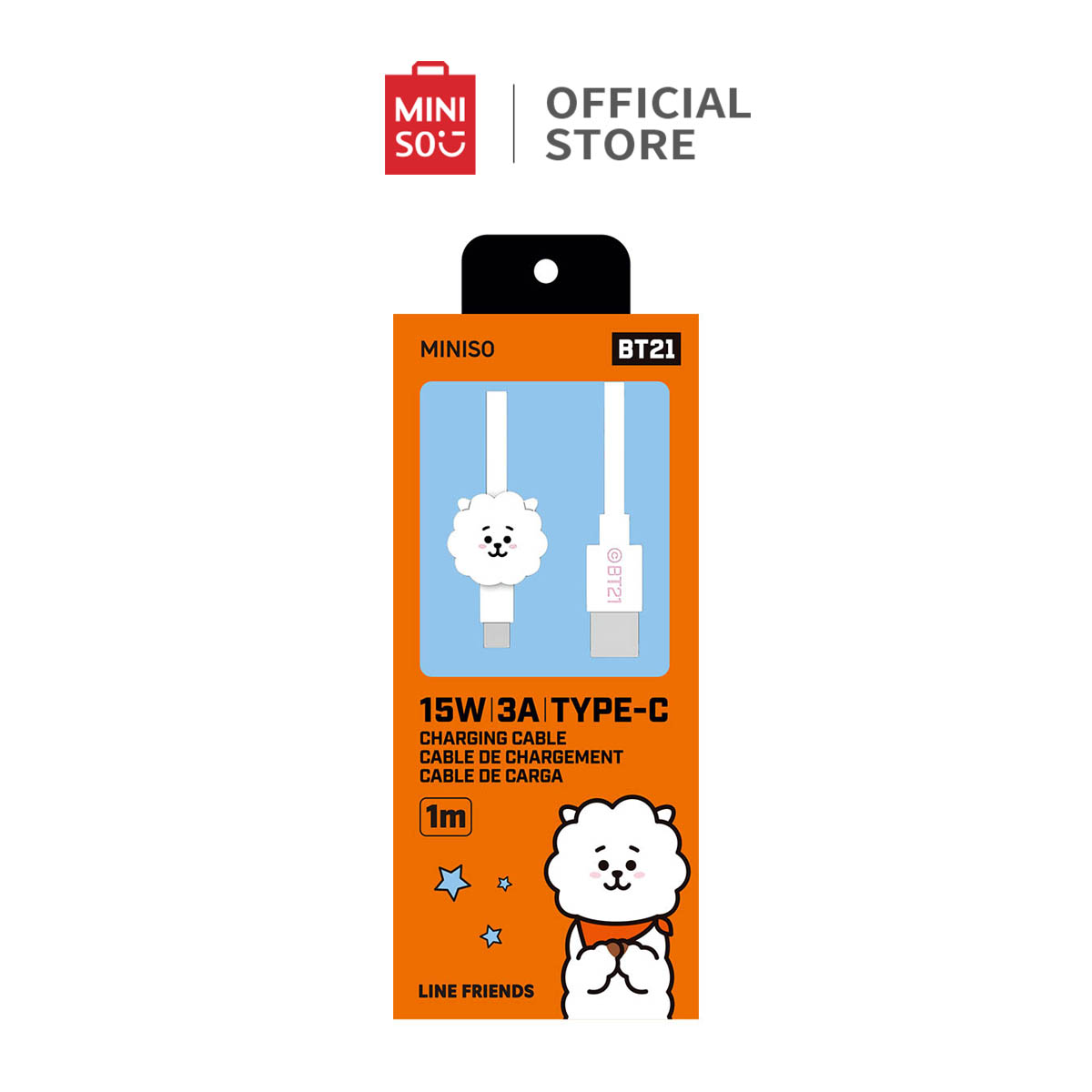 Jual Miniso x BT21 Kabel Data Cepat Type-C Fast Charging Data Cable ...