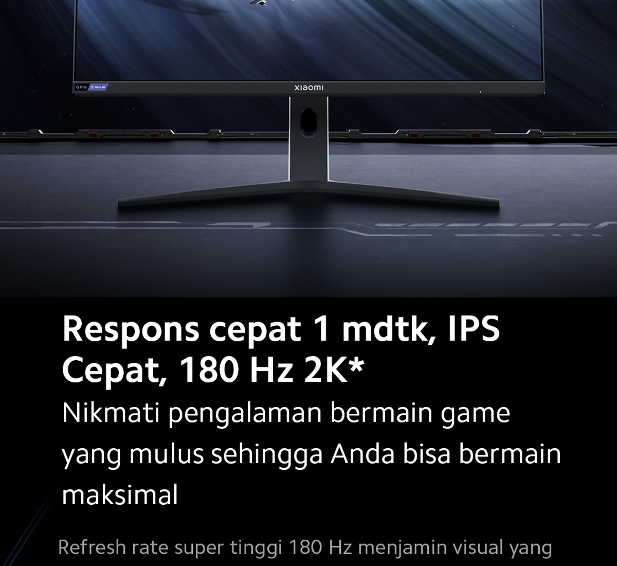 Jual Xiaomi Mini LED Gaming Monitor G Pro 27i | Mini LED 1152-Zona ...