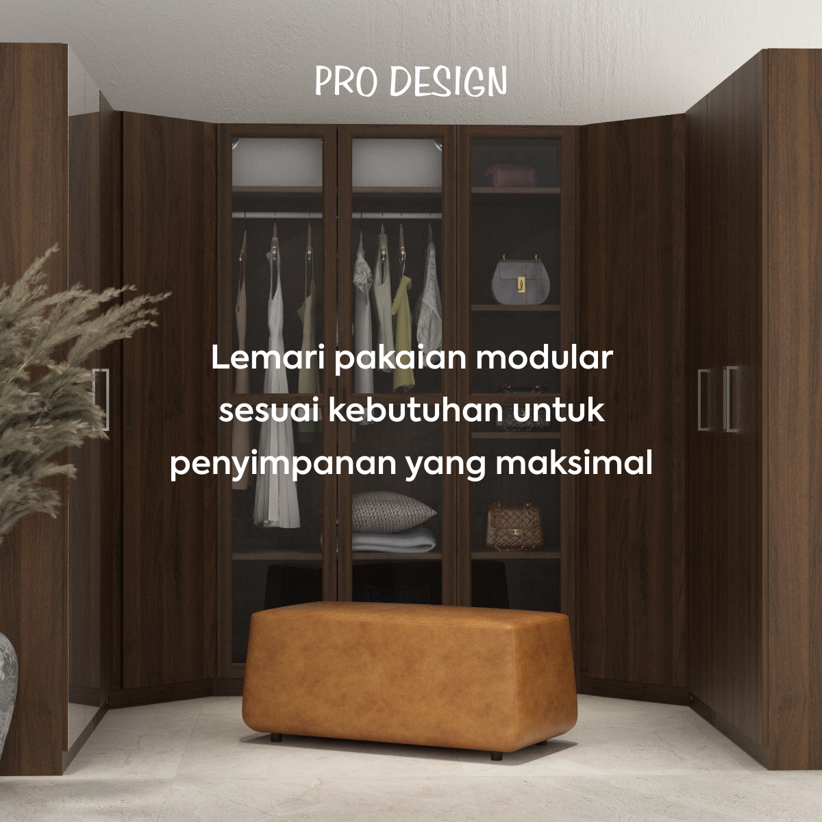 Jual Pro Design Abacus Lemari Modular / Lemari Custom Part 2 (Rak ...