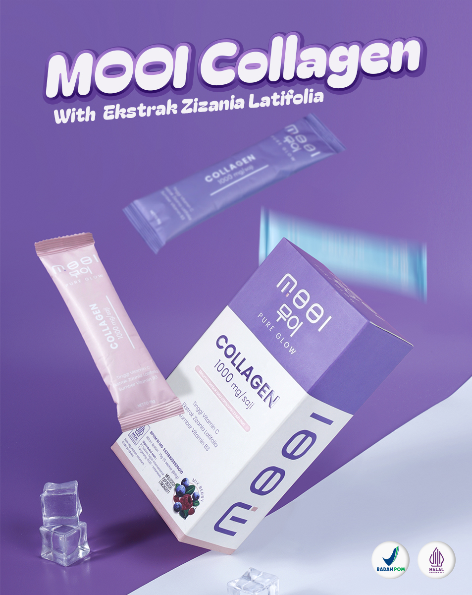 Jual MOOI Collagen Drink with Zizania latifolia Extract - Minuman kolagen Glutathione Pencerah ...