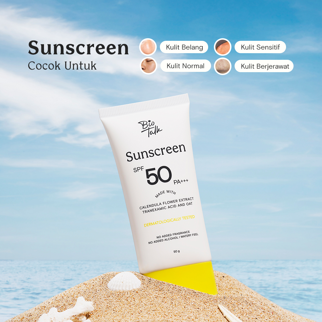 Jual EXCLUSIVE LAUNCH [CERTIFIED IN VIVO] Biotalk Sunscreen SPF 50 PA ...