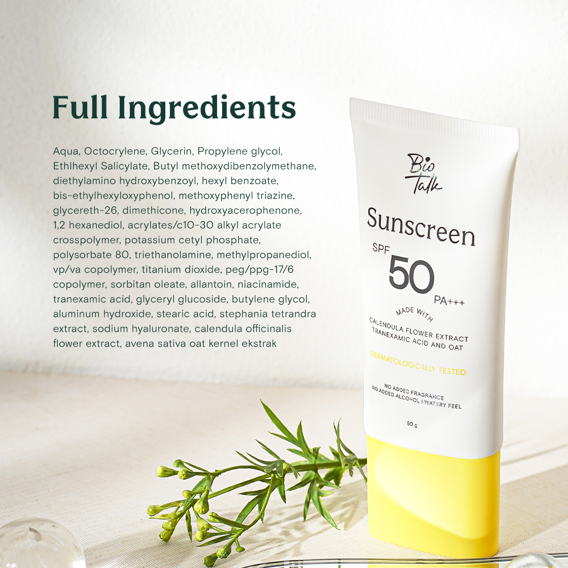 Jual EXCLUSIVE LAUNCH [CERTIFIED IN VIVO] Biotalk Sunscreen SPF 50 PA ...