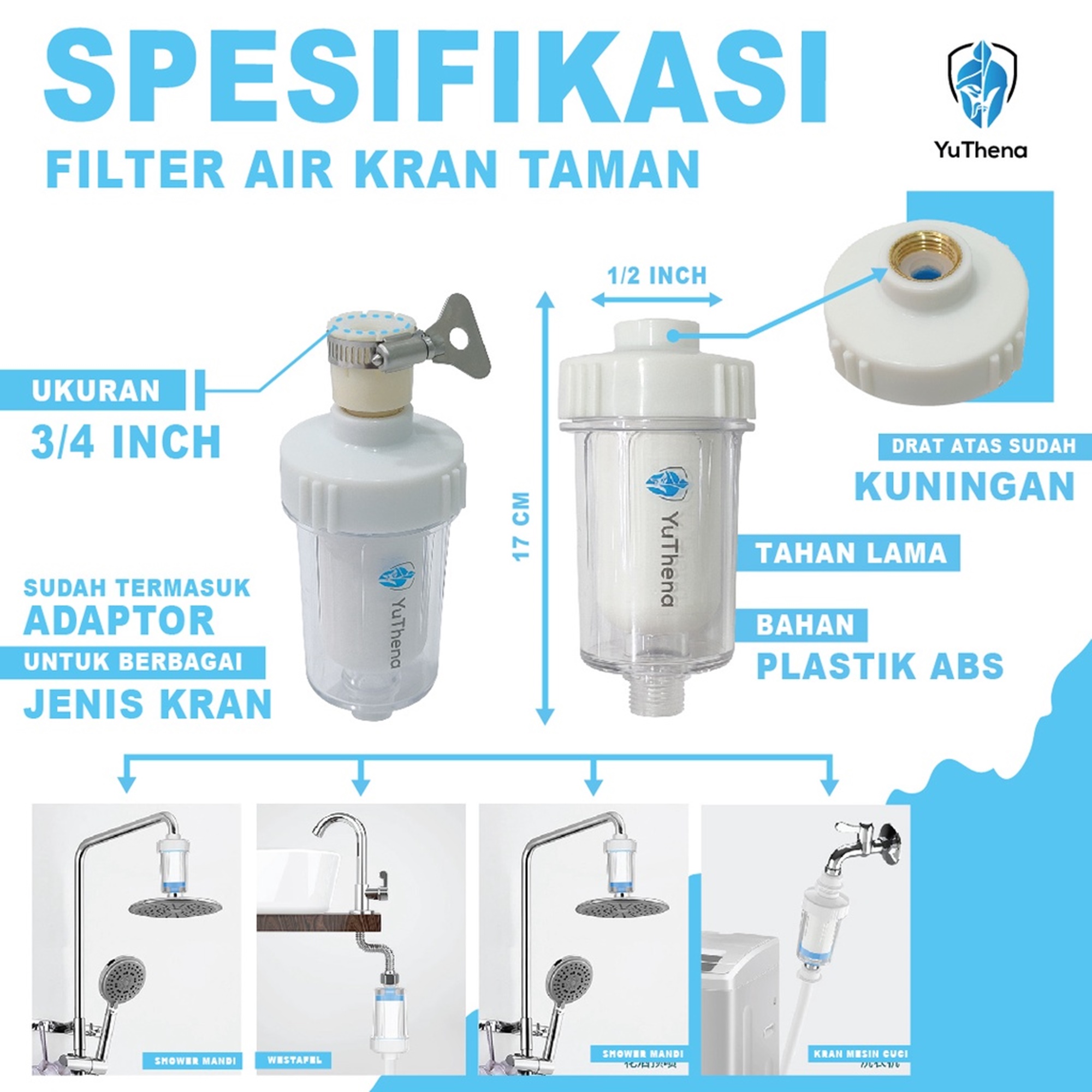 Jual Filter Air Kran Filter Kran Air Filter Keran Air Penyaring Kran ...