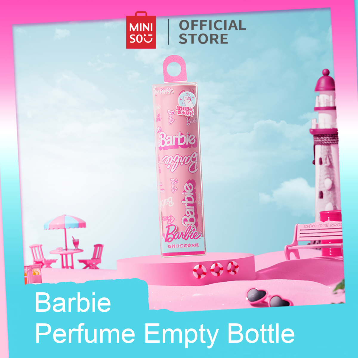 Jual Miniso x Barbie Shining Collection Perfume Atomizer Alat Pengabut ...