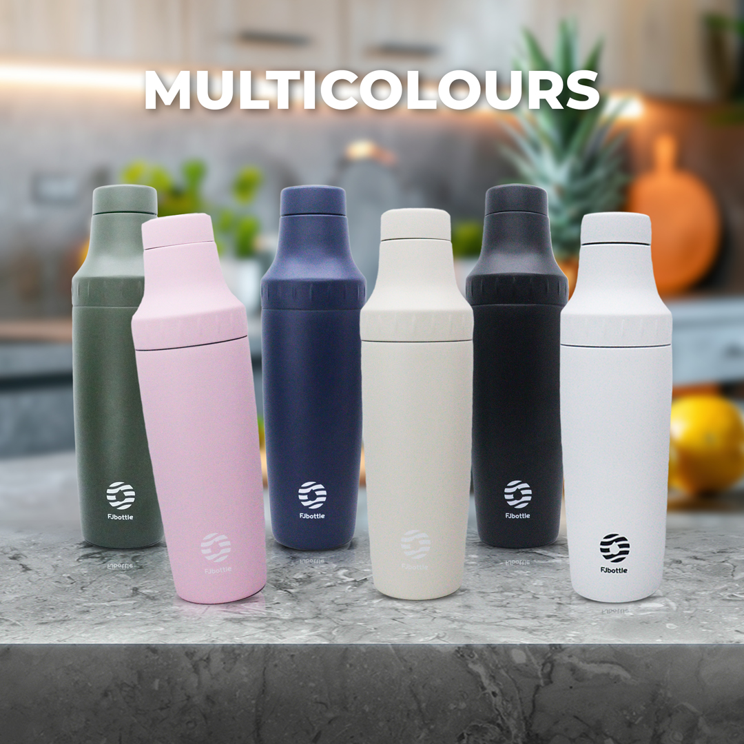 Jual FJBottle - SR2035 Botol Minum Shaker Tumbler Olahraga Stainless ...
