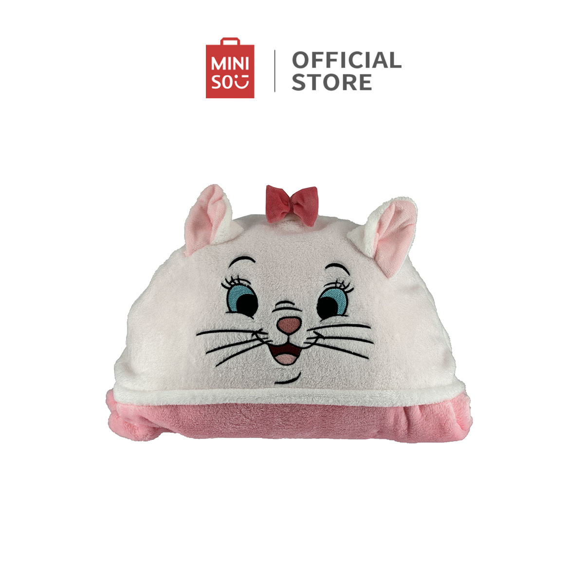 Jual Miniso x Disney Winnie The Pooh Cat Selimut Berkerudung Hooded ...