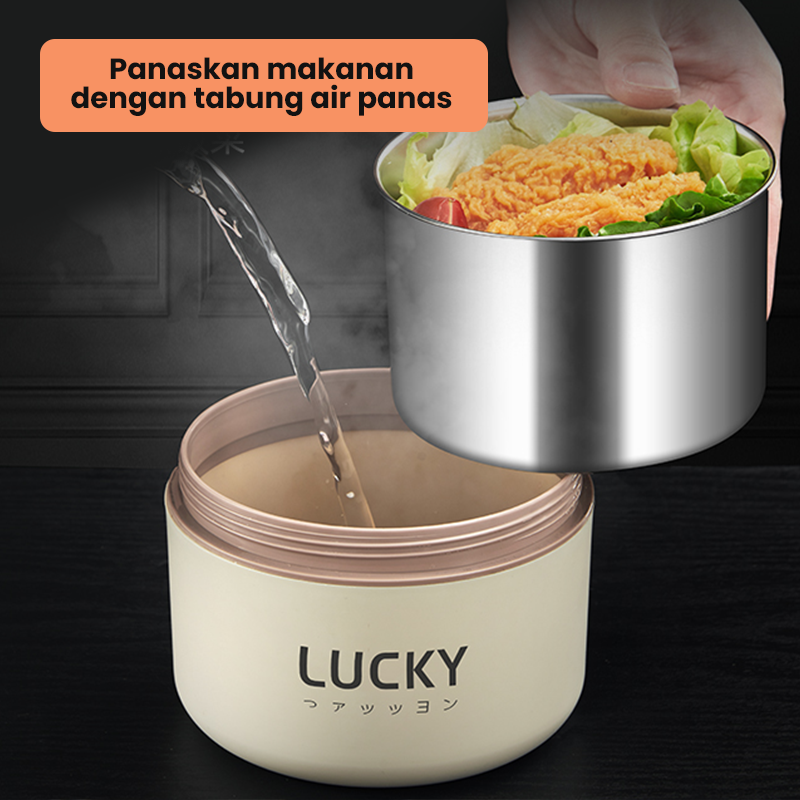 Jual Dejavu Termos Sup Makanan Kotak Bekal Nasi Tahan Panas Tempat ...