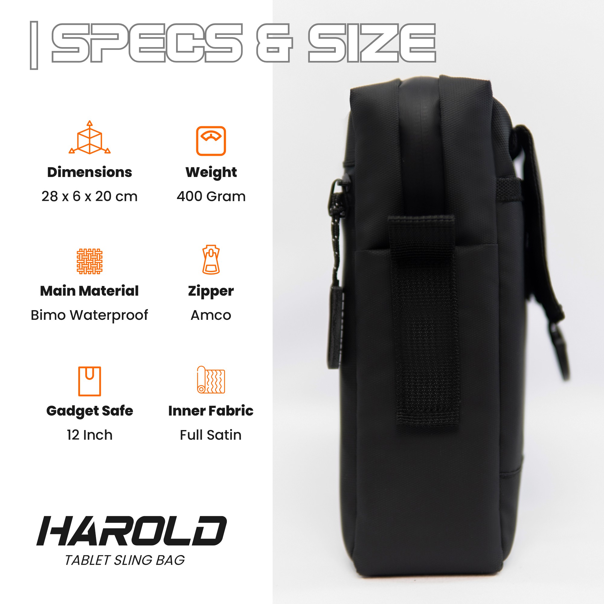Jual Mr Mads - Harold Tas Tablet 12 Inch - Tas Selempang Sling Bag Anti ...