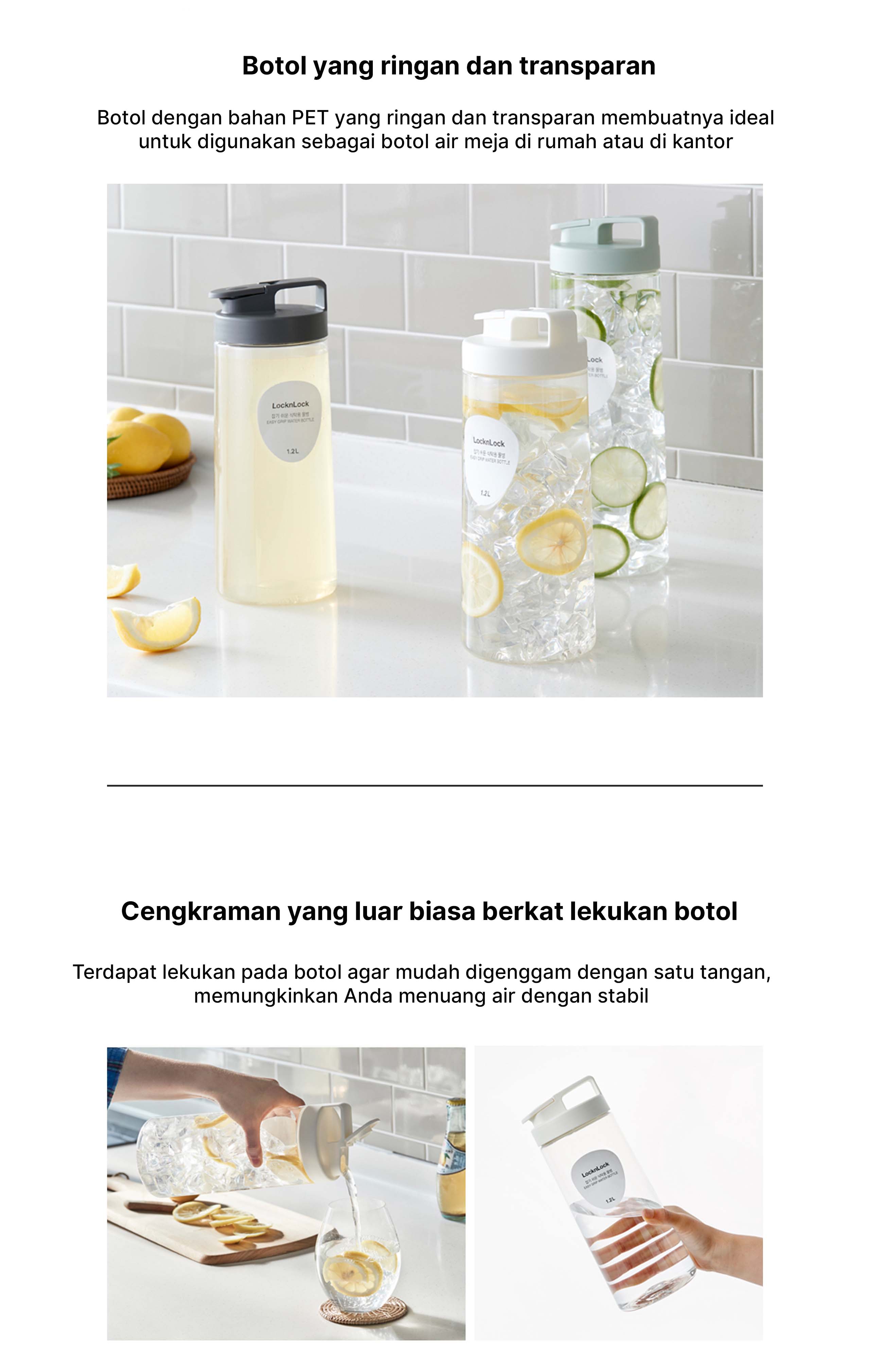 Jual LocknLock Easy Grip Botol Minum 1.5 Liter - HAP814 | Shopee Indonesia