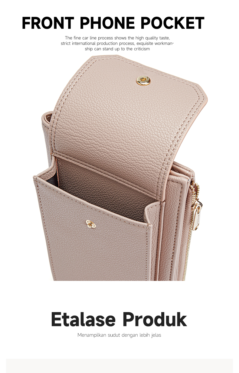 Jual MOSSDOOM Tas Selempang Wanita Mini Phone Bag Multi-fungsi Tas ...