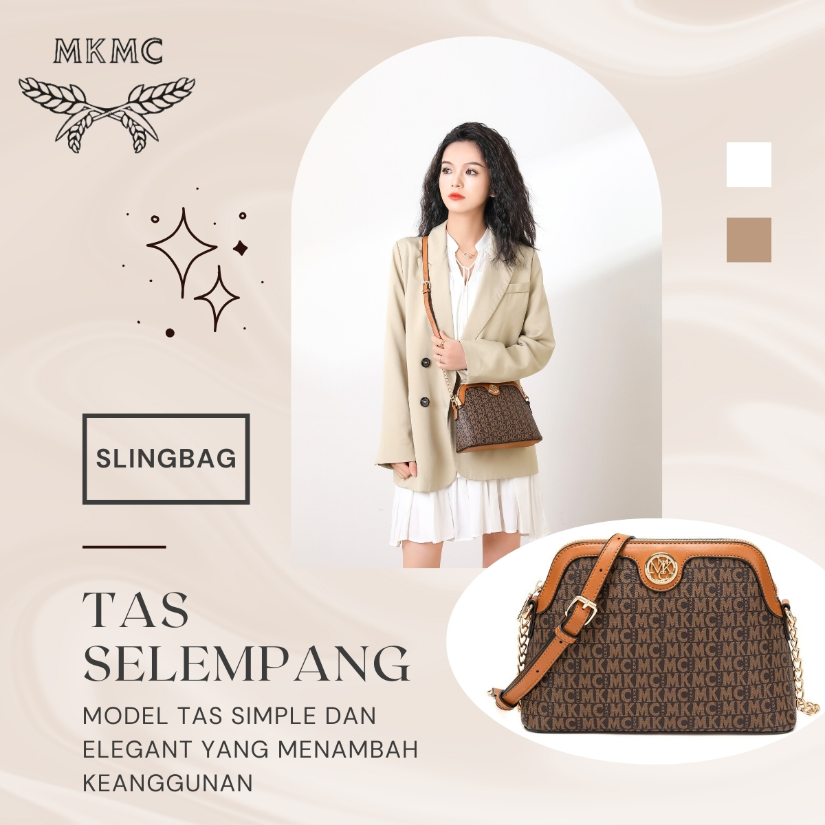 Jual MKMC Tas Selempang Wanita Mini Import Kekinian Shoulder Bag ...