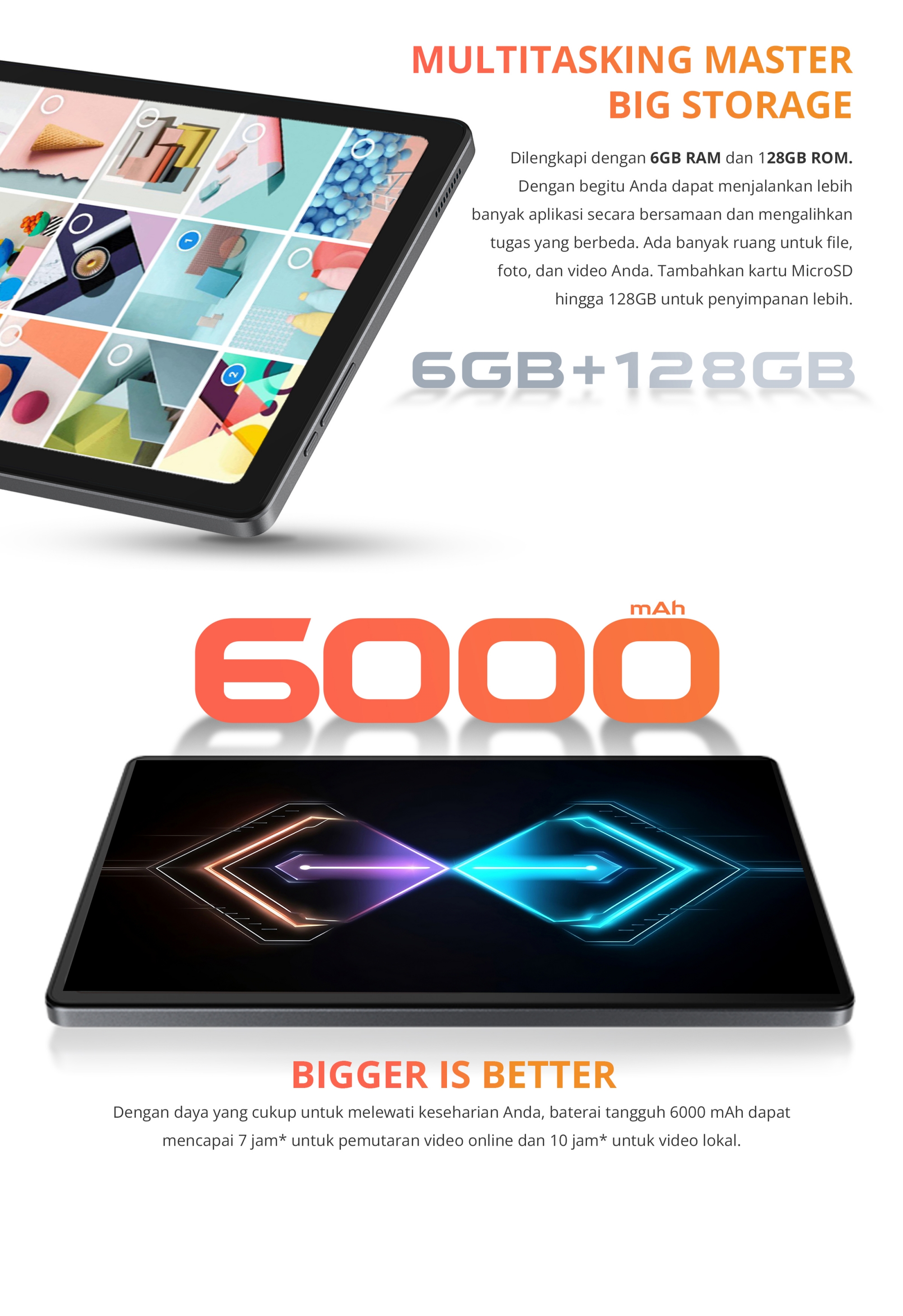 Jual ADVAN TAB VX LITE 10.4” Octa Core 2.0Ghz TABLET Android Dual SIM Card 4G LTE | Shopee Indonesia