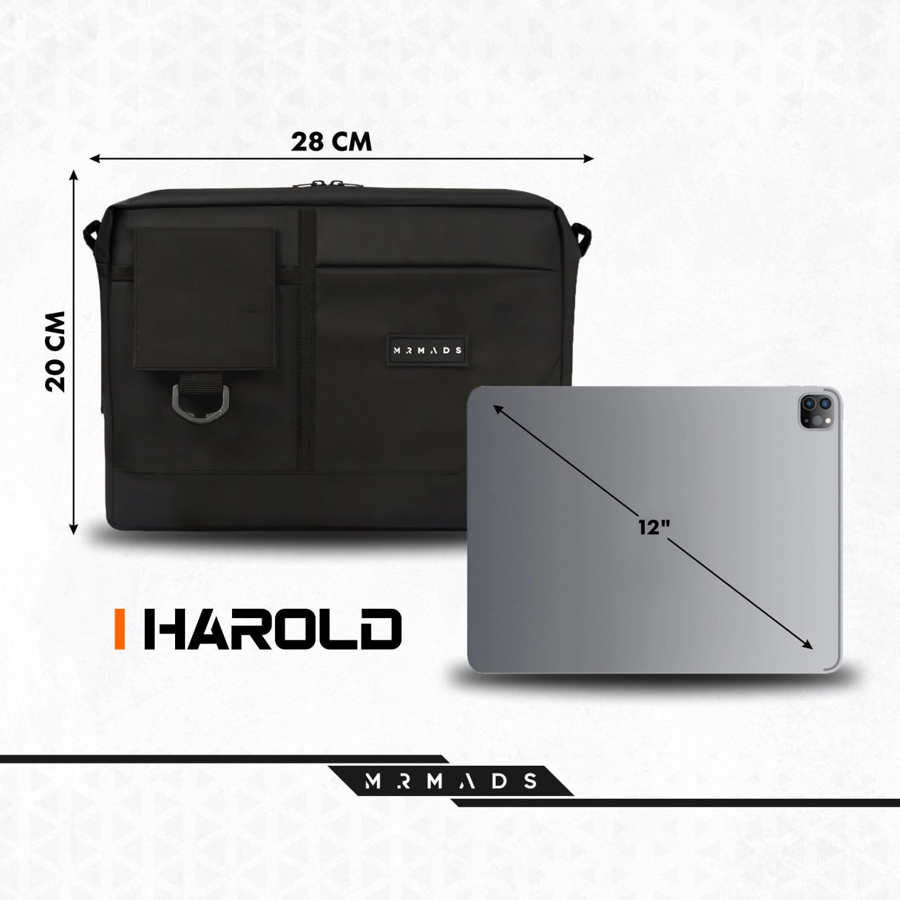 Jual Mr Mads - Harold Tas Tablet 12 Inch - Tas Selempang Sling Bag Anti ...