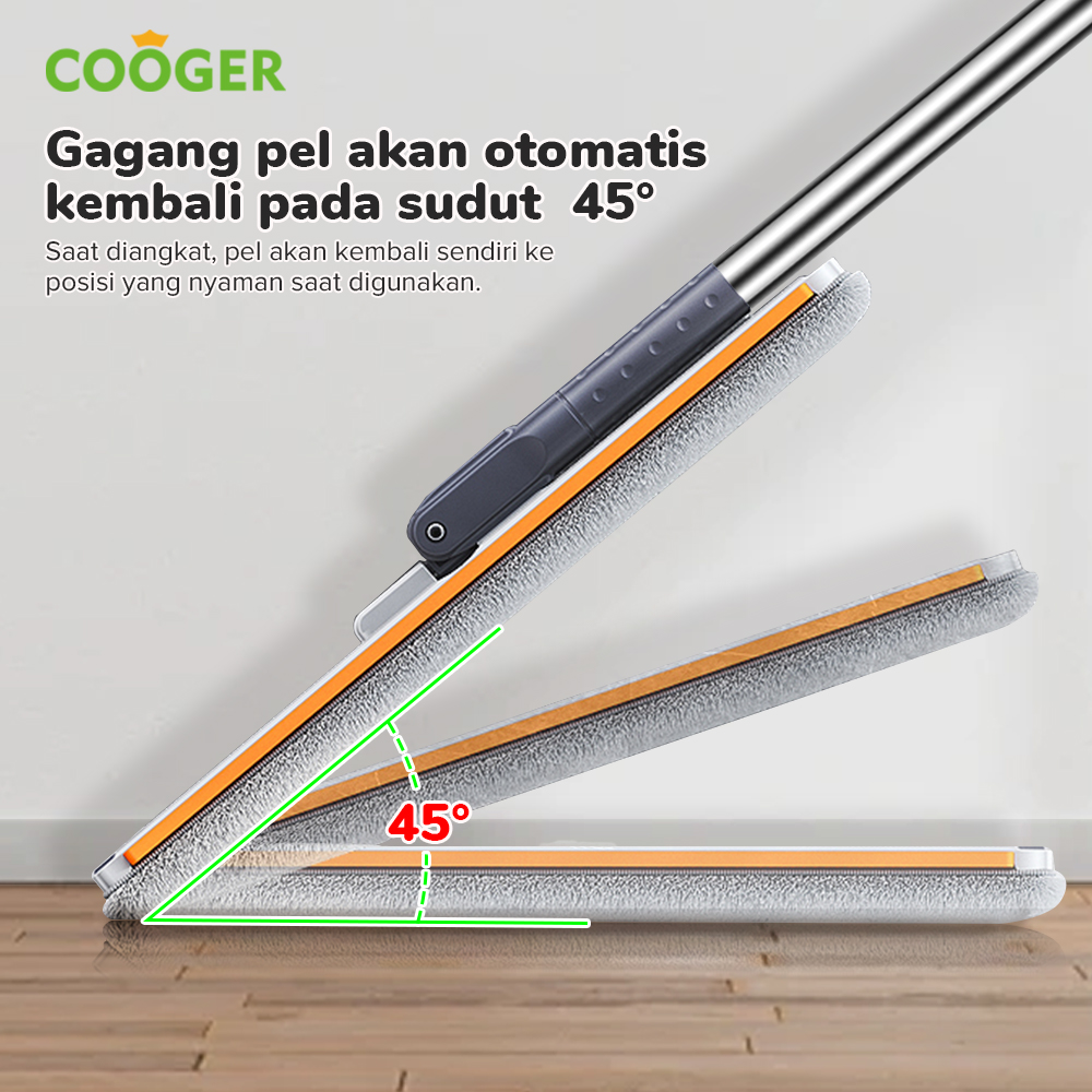 Jual COOGER Alat Pel Lantai Dengan Ember Sekat Pel Lantai Dual Ember ...