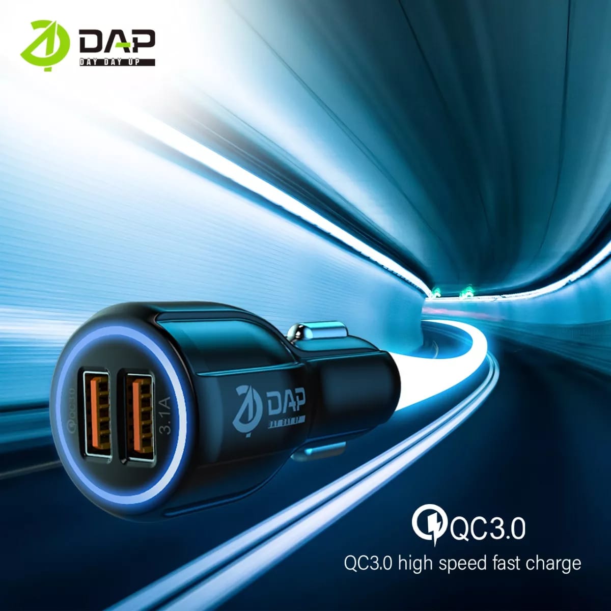 Jual DAP D-C3.0N Car Charger PD 25 watt QC 3.0A Dual Port USB Include ...
