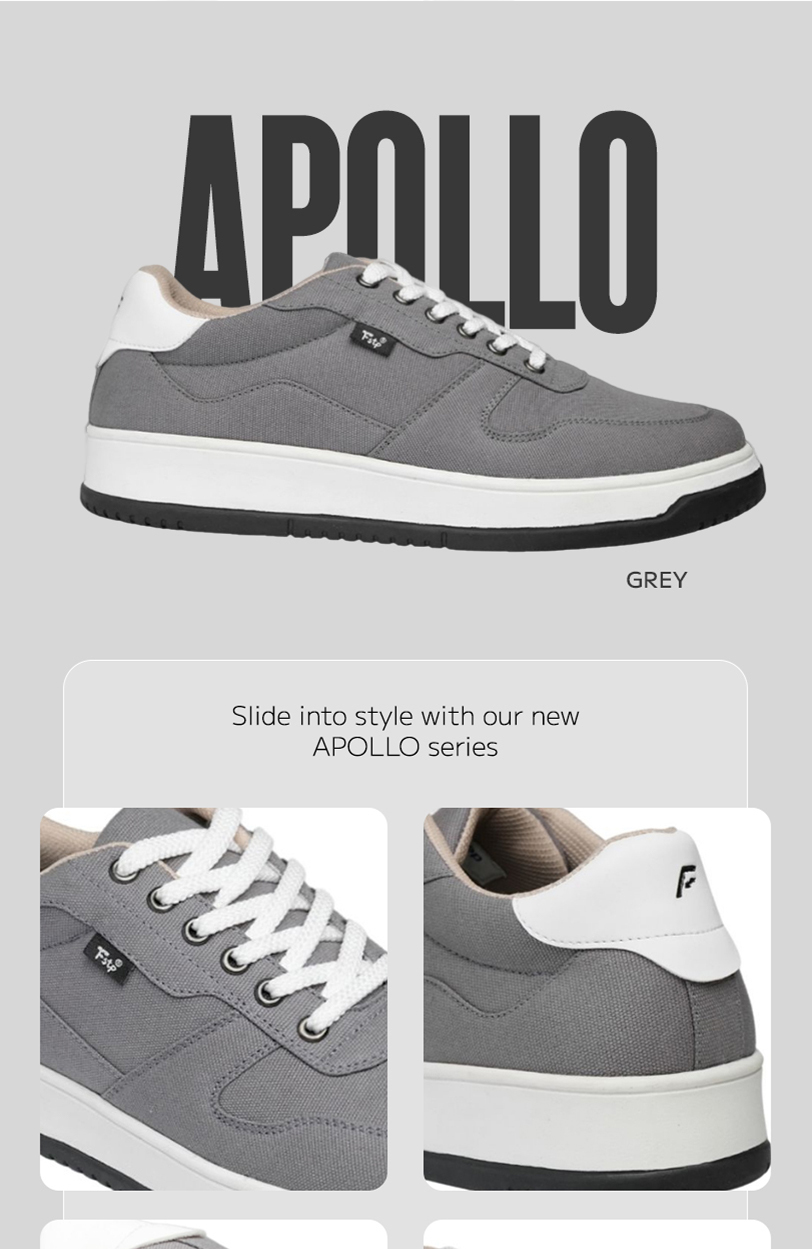 Jual Footstep Footwear Sepatu Pria Sneakers Apollo Grey Original Shoes ...