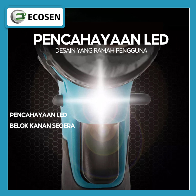 Jual ECOSEN 699V Mesin Bor Baterai Tangan Cordless Drill Battery Bor ...