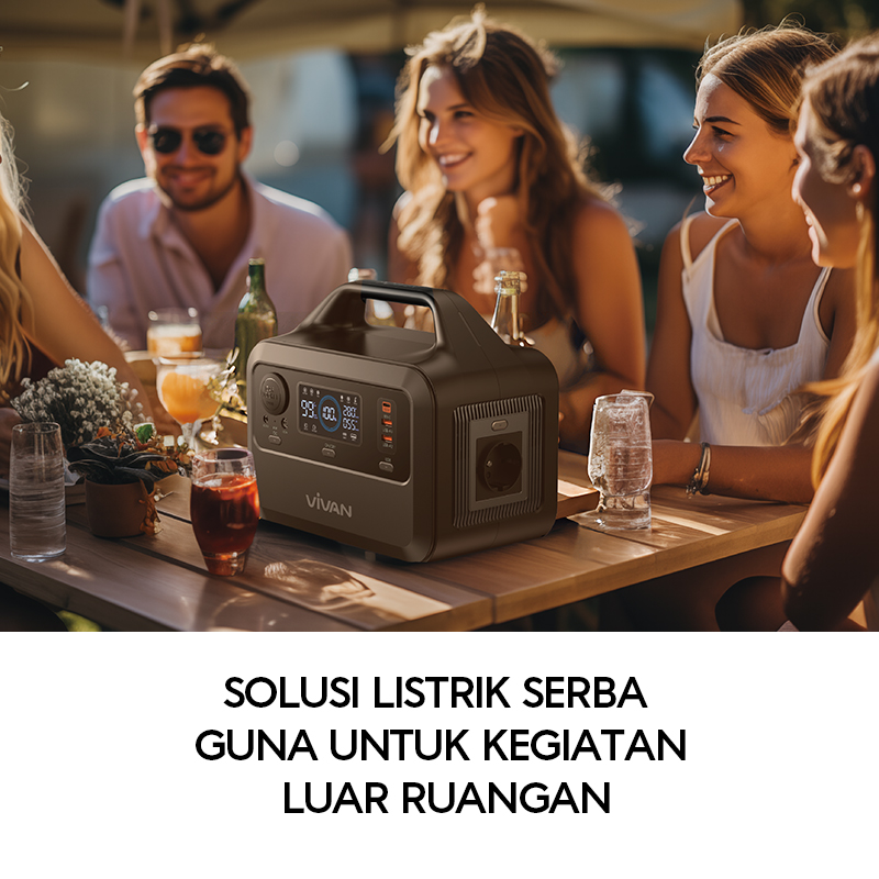 Jual VIVAN VPS-P300 Power Station | Capacity 96.000 mAh Powerbank 600W ...