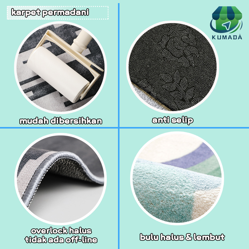 Jual Karpet 200×300cm/Karpet Besar/Karpet Muslim Halal/Karpet Musala ...