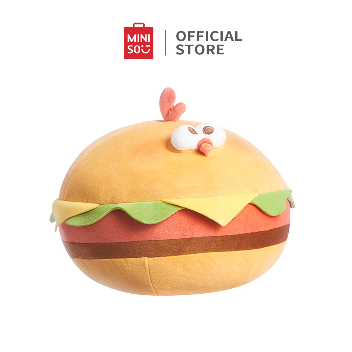 Jual Miniso x Dundun Collection Boneka Dundun Burger di Kepalaku Plush ...