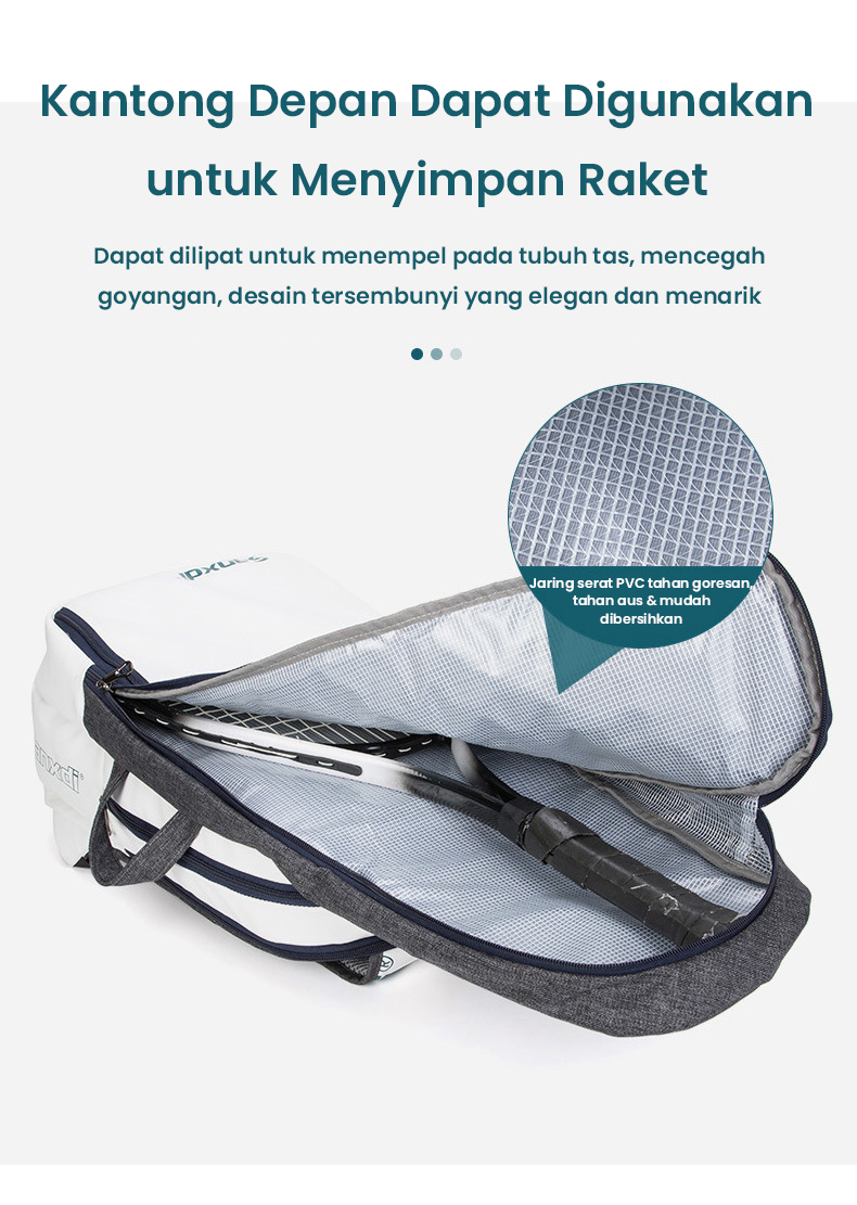 Jual Ebuy-Tas Raket Badminton Ransel Raket Multifungsi Foldable Tas ...