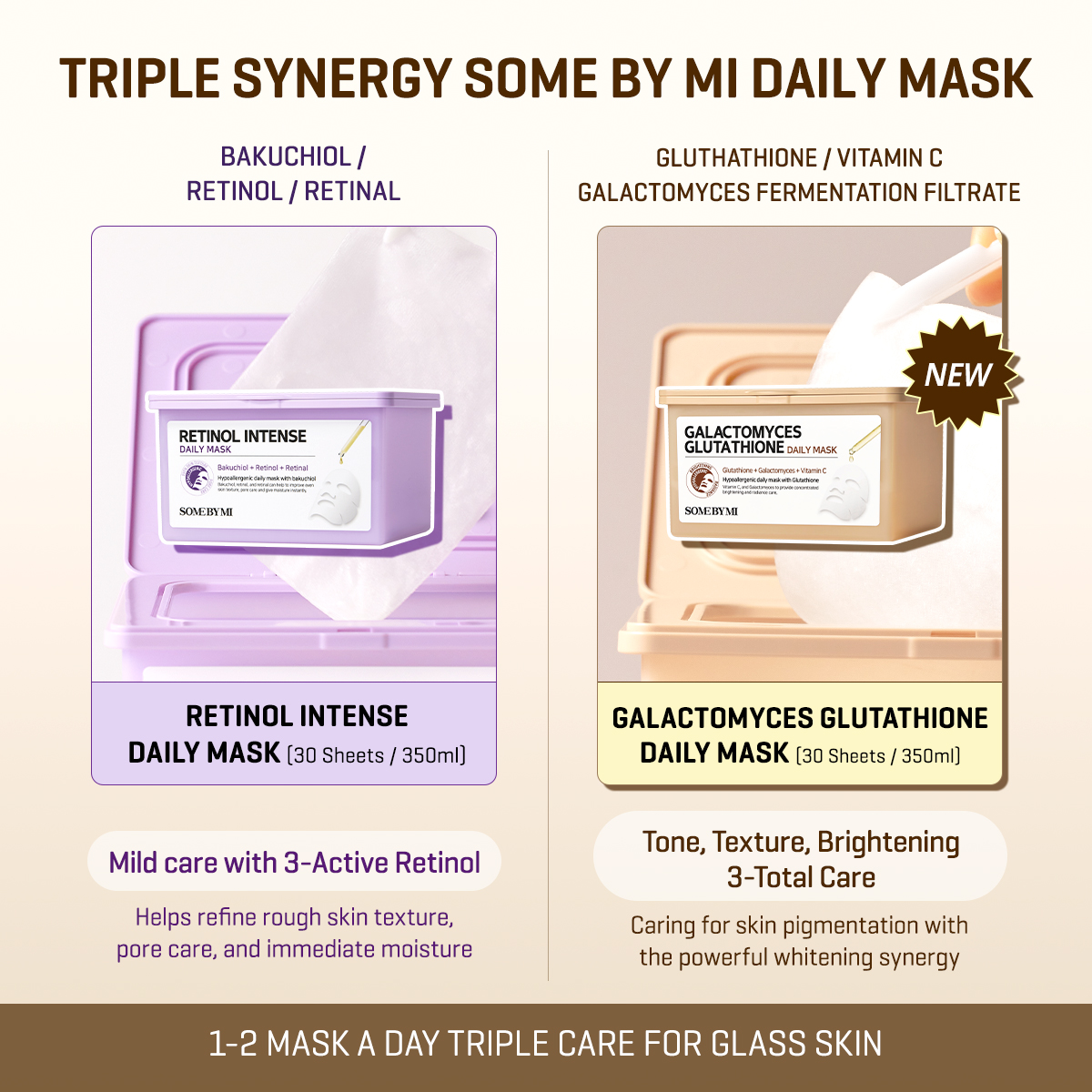 Jual 【BEST SELLING】 SOME BY MI GALACTOMYCES GLUTATHIONE DAILY MASK ...