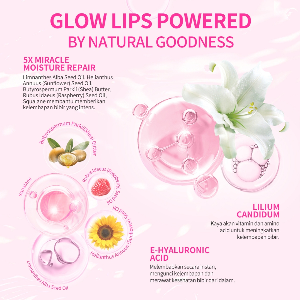 Jual BNB Barenbliss Lily Makes Luminous Glow Tint/Lip Tint/Lip Stain ...