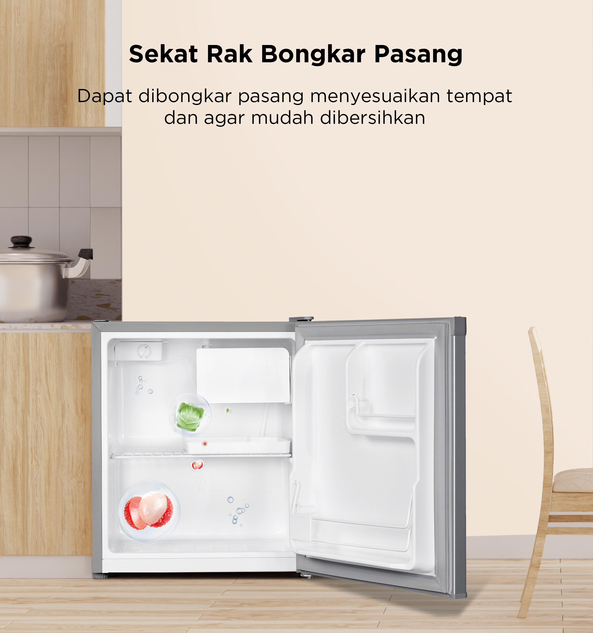 Jual [BIGGER CAPACITY] TCL Kulkas Mini Bar (Refrigerator) - Kapasitas ...