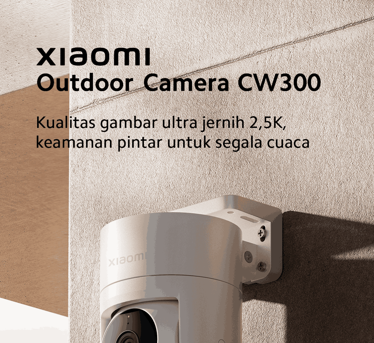 Jual Xiaomi Outdoor Camera CW300 | CCTV Outdoor | Resolusi 2.5K | AI ...