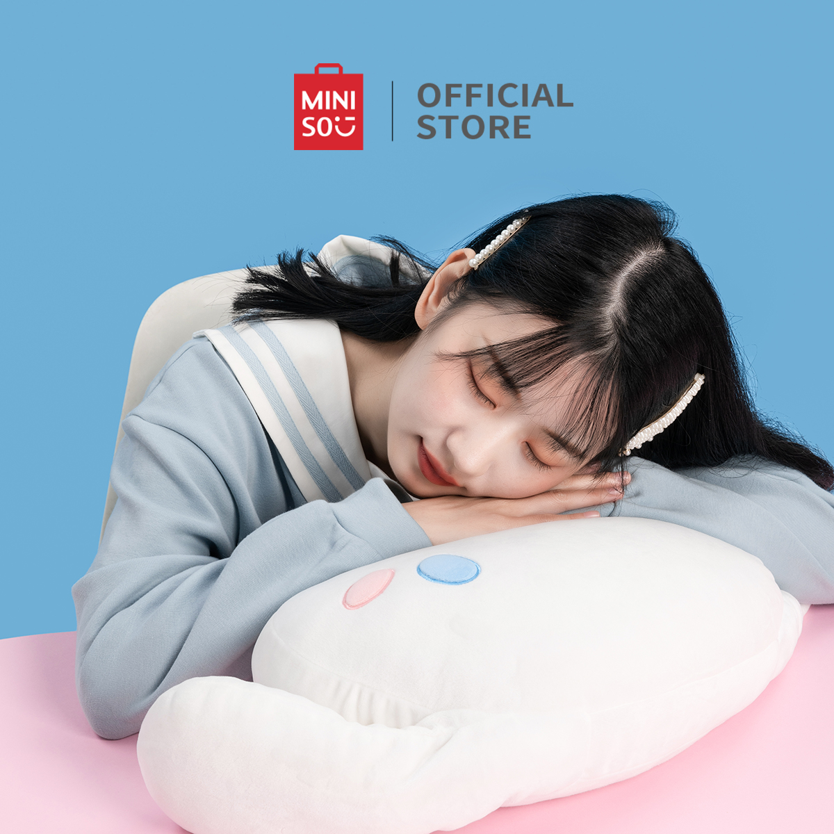 Jual Miniso x Sanrio Pillow Ultra-soft Bantal Kuromi Cinnamoroll Lumbar ...