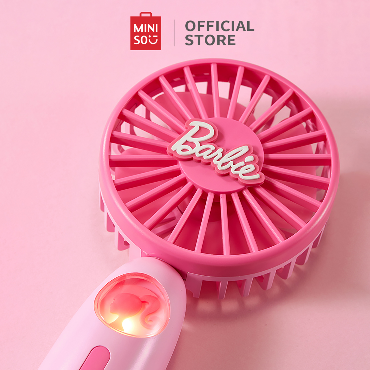 Jual Miniso Barbie Shining Collection Kipas Kecil Desktop Kipas Angin ...