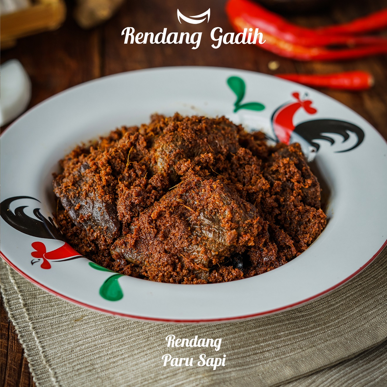 Jual Rendang Gadih - Rendang Paru Sapi 250 g | Shopee Indonesia