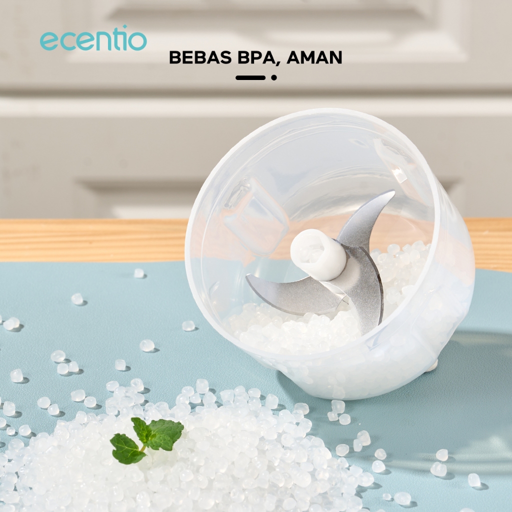 Jual ecentio Kaca Mini Chopper Blender Portable 6 pisau 350ml Bumbu ...